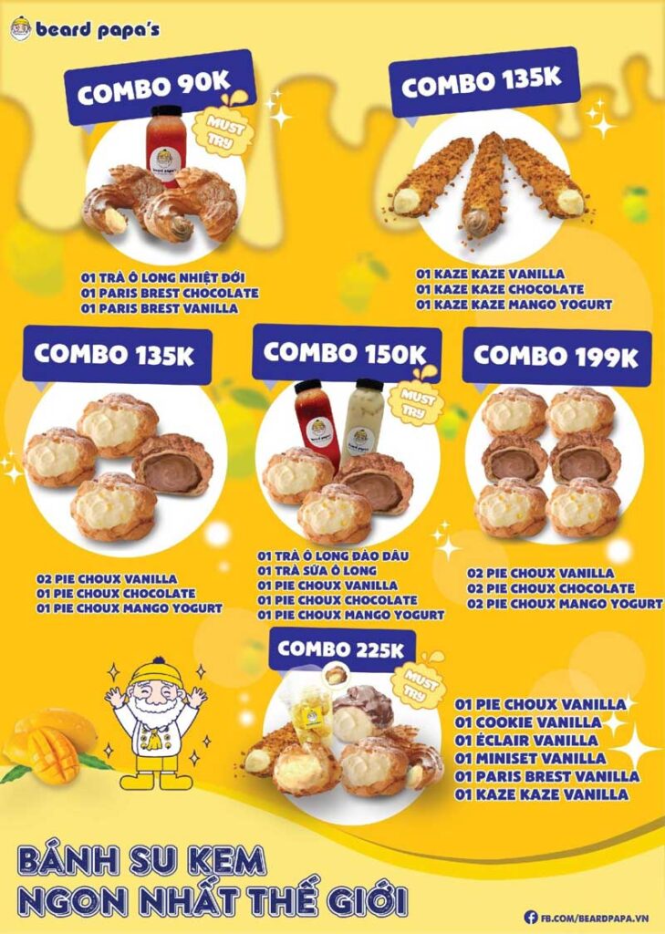 Beard Papa's Khuyến Mãi | Freeship - 2025 | Vua Khuyến Mãi